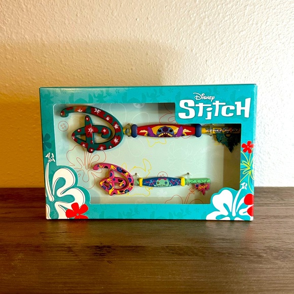 Disney | Other | Stitch And Scrump Collectible Key Set | Poshmark
